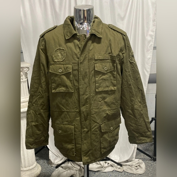 Alpha Industries | Jackets & Coats | Alpha Industries Olive Green ...